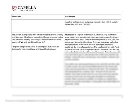 SOLUTION Psyc3540 Implicit Bias Worksheet 100 Guaranteed Pass Studypool