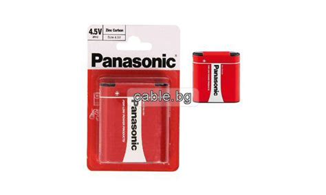 Батерия 4.5V 3R12 PANASONIC | Батерия 3R12, Марка: PANASONIC ...