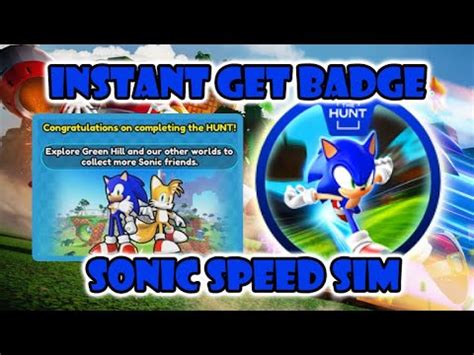 THE HUNT EVENT Sonic Speed Simulator Script Hack Instant Get Badge Pastebin 2024 YouTube