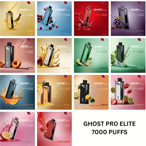 Ghost Pro Elite 7000 Puffs Best Disposable Vape Authentic Vape Shop In Dragon Mart