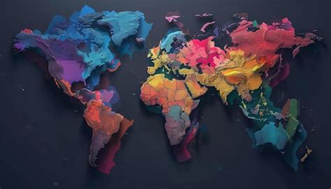 Premium Photo A Colorcoded Map Indicating Regions Of Highpotential Leads For Market Expansion