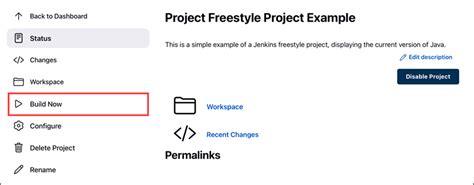 Jenkins Build Set Up Freestyle Project In Jenkins Step By Step