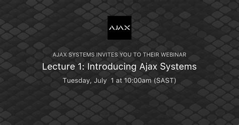 Lecture 1 Introducing Ajax Systems Ajax Systems