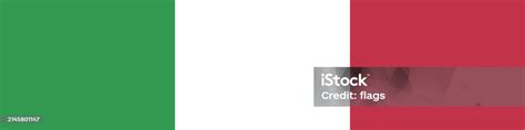 이탈리아 국기입니다 플래그 아이콘입니다 표준 색상 직사각형 플래그입니다 긴 현수막 컴퓨터 일러스트레이션 디지털 일러스트레이션 벡터 일러스트 레이 션입니다 World