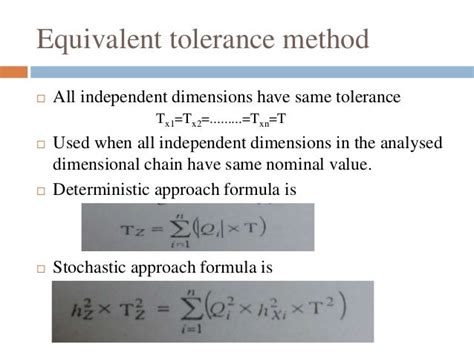 Tolerance Stack Up Analysis