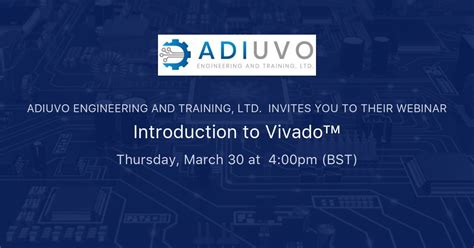 Free 2 Hours Introduction To Vivado Hands On Workshop Rfpga