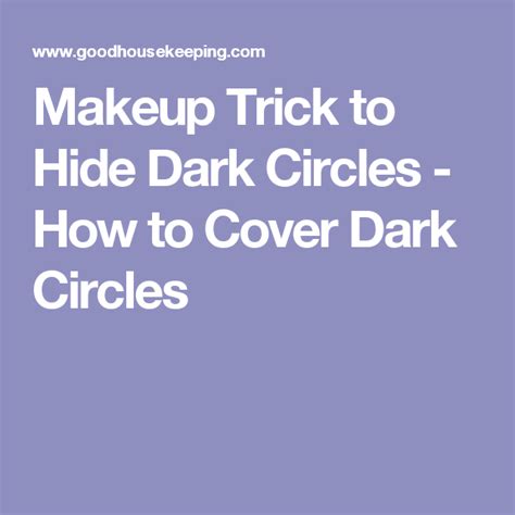 Genius Makeup Trick To Hide Dark Circles