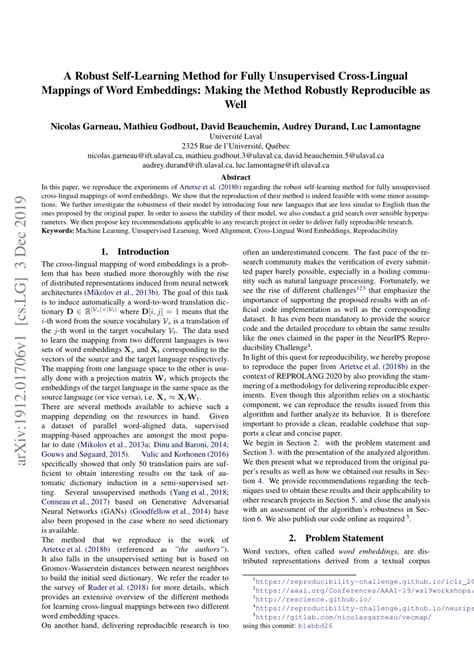 Pdf A Robust Self Learning Method For Fully Unsupervised Cross
