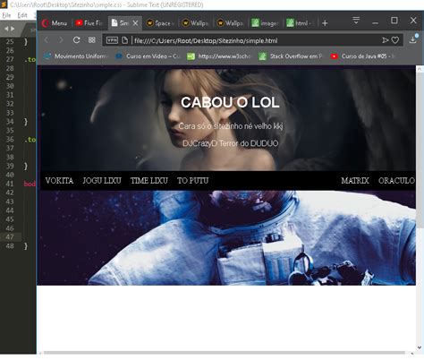 Css HTML Structure CSS Background Image Answall