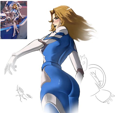 Sue Storm Reed Richards And Herbie Marvel And 2 More Drawn By