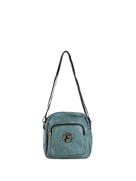 Малка чанта с емблема в синьо Trendo Bg