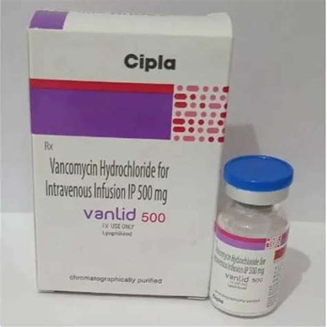 Vancomycin Hydrochloride Injection 1 Treatment Severe Bacterial
