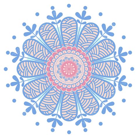 Blue Flower Pattern Vector Design Images Blue Flower Pattern Of