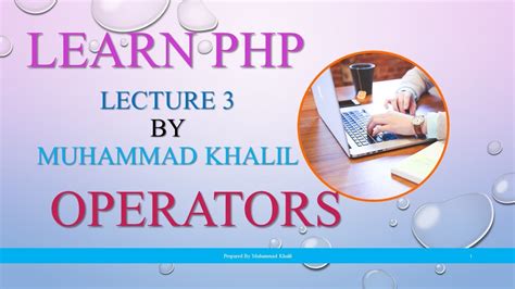 php operators arithmetic assignment comparison increment decrement logical and string