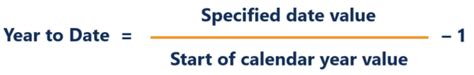 Year To Date Learn How To Calculate Ytd Figures And Returns