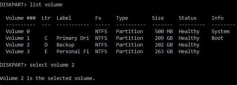 unhide or hide hard drive partition using command prompt