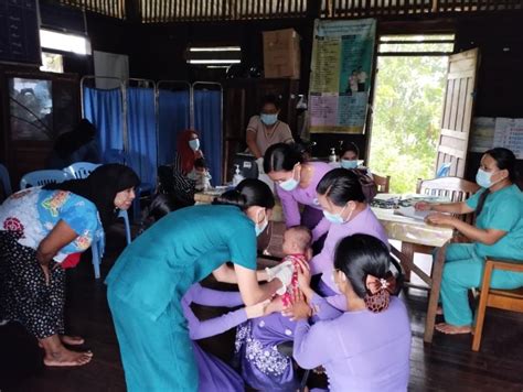 ကျိုက်မရောမြို့တွင် မွေးကင်းစမှအသက် ၂ နှစ်အောက် ကလေးများနှင့်ကိုယ်ဝန