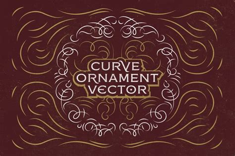 Curve Ornament Vector