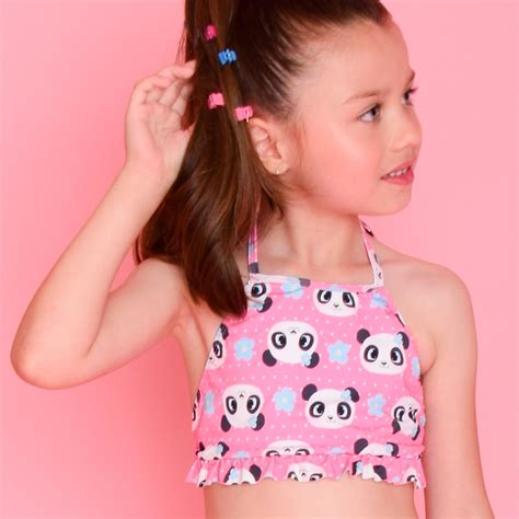Biquíni Magah Infantil Tati Arara Azul Magah Beachwear