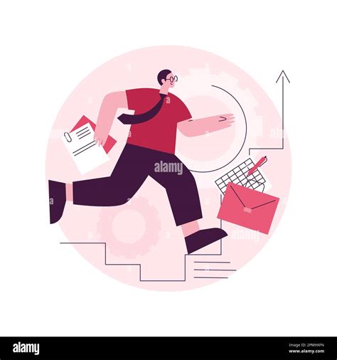Corporate Ladder Abstract Concept Vector Illustration Corporate