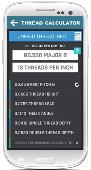 Thread Calculator CNC Machinist Calculator Pro