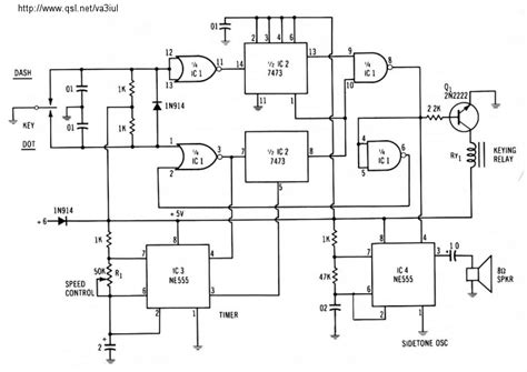 CW Key Key Para CW Babesoft Electronics