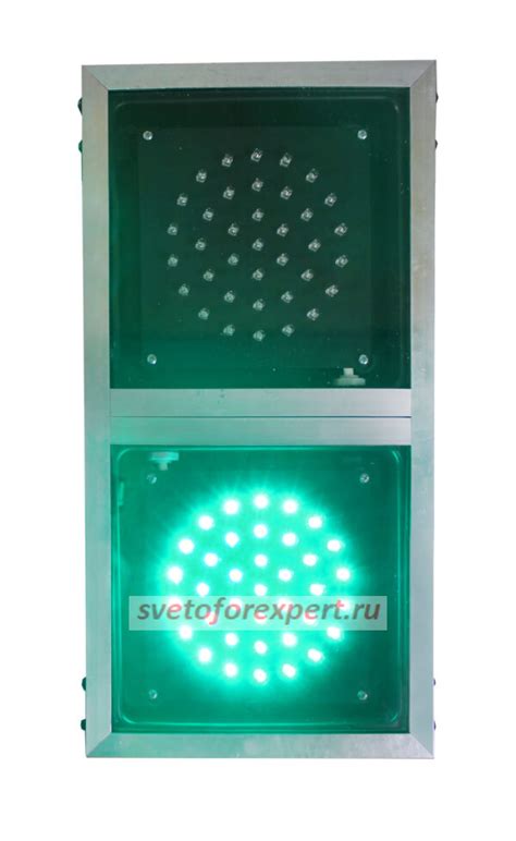 Купить светодиодный светофор Т 8 100мм - Светофорэксперт