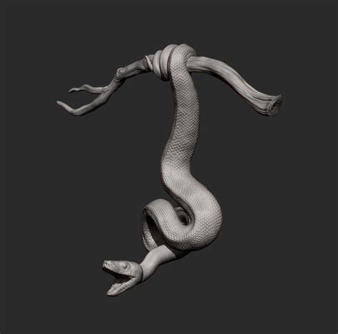 Archivo Stl Green Tree Python 3d Print Model 🌳 Obj・design Para