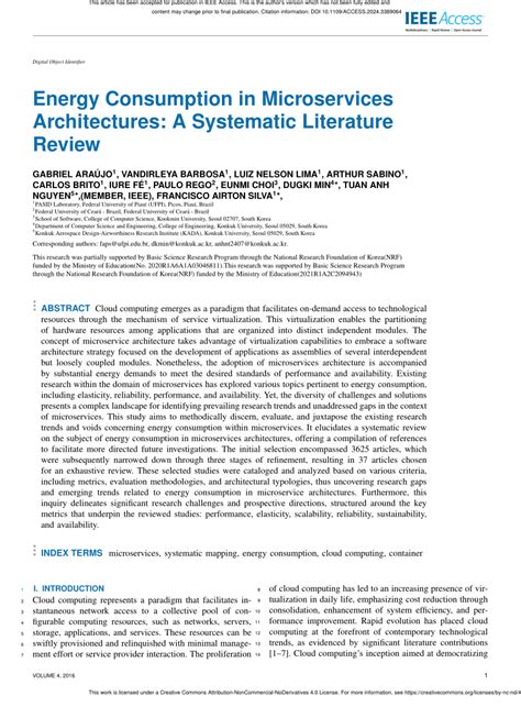 pdf energy consumption in microservices architectures a systematic