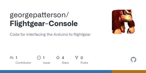 Github Georgepatterson Flightgear Console Code For Interfacing The Arduino To Flightgear