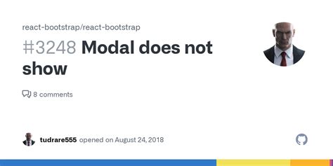 Modal Does Not Show · Issue 3248 · React Bootstrapreact Bootstrap