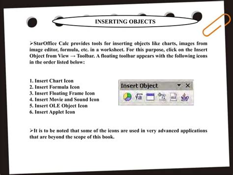 Inserting Objects R D Sivakumar Ppt