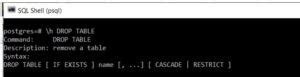 Postgresql Commands List Of Postgresql Commands With Examples