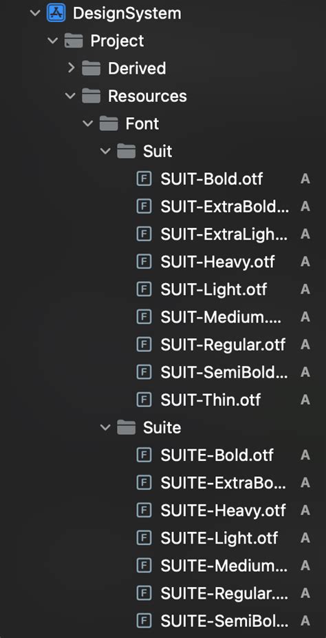 iOS Font 추가하기