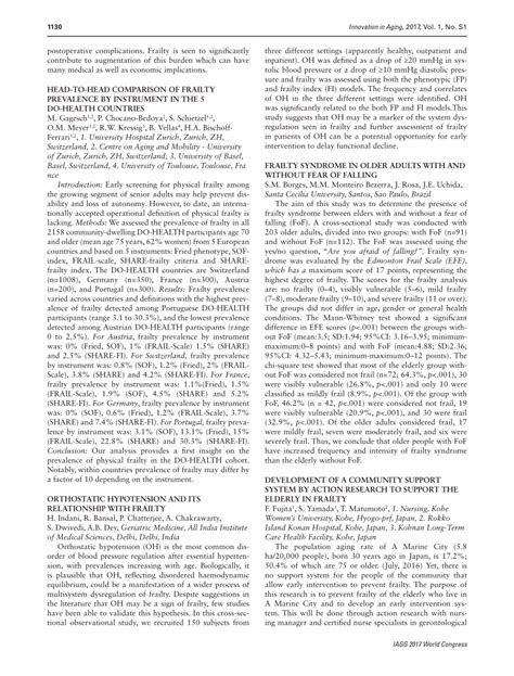 Pdf Frailty Syndrome In Older Adults With And Without Fear Of Falling