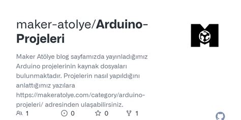 github maker atolye arduino projeleri maker atölye blog sayfamızda