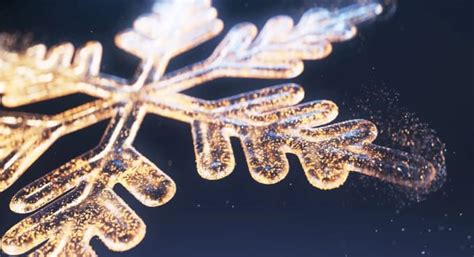 create sparkling snowflake intro by intro logoanima fiverr