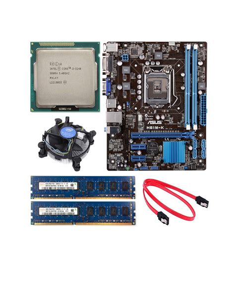 Intel Core I3 3rd Gen H61 Motherboard 4 8gb Ram Combo