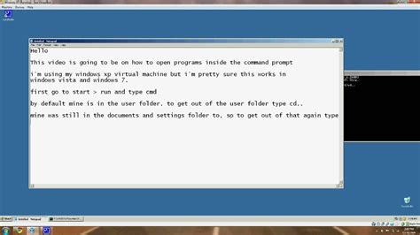 How To Open Programs Using The Command Prompt Youtube