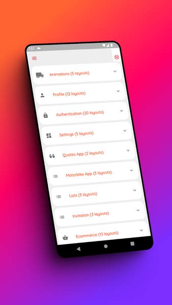 دانلود برنامه ui challenges flutter اندروید بازار