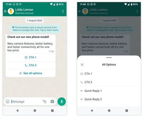 Use Interactive Buttons In Message Templates Whatsapp User Guide