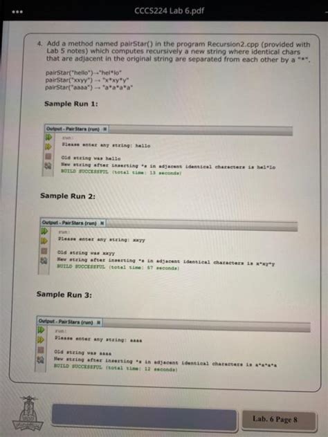 Solved Ccc5224 Lab 6pdf Ee Statement Purpose Purpose Of