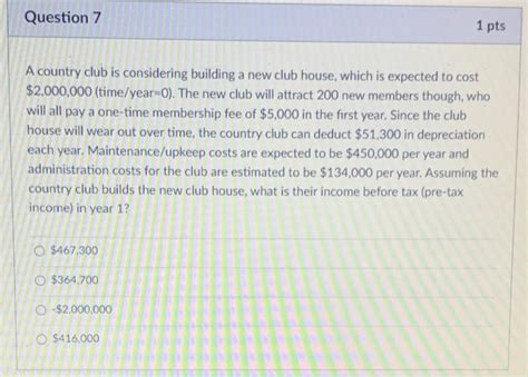 Solved Question 6 1 Pts Consider The Following Scenario For