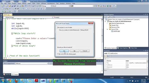 How To Create A Swtich Statement Youtube