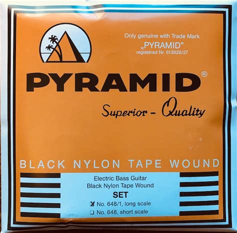 Pyramid Black Nylon Bass Strings Gimmesomestrings
