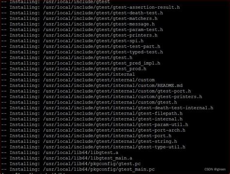 Centos7 下使用cmake和make编译安装gmock和gtestgmock安装 Csdn博客