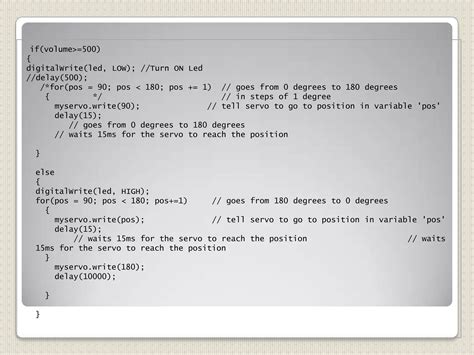 Project Arduino Uno With Sound Sensor Pptx