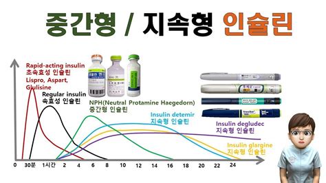 인슐린 중간형 지속형 인슐린 인슐린 요약 2 Intermediate Acting And Long Acting Insulin Youtube