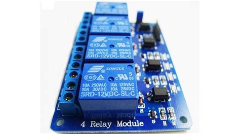 4 х канальний модуль реле релейний модуль 12v 10a Arduino