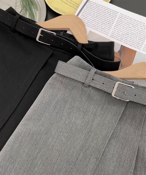 벨트set 속바지 내장 반주름 미니 스커트플리츠 테니스치마 미니스커트 가을치마 겨울치마 봄치마 에이블리